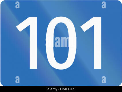 Sign of Bundesstrasse (Federal Road) in Austria Stock Photo - Alamy