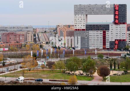 View of the Mirador building in Sanchinarro. Madrid. Spain Stock Photo ...