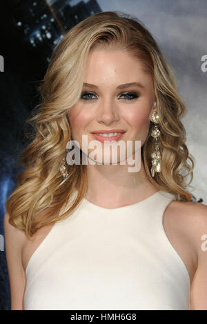 Virginia Gardner at the "Project Almanac" Los Angeles Premiere held at ...