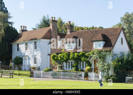 Period cottage on Brockham Green, Brockham, Surrey, England, United ...