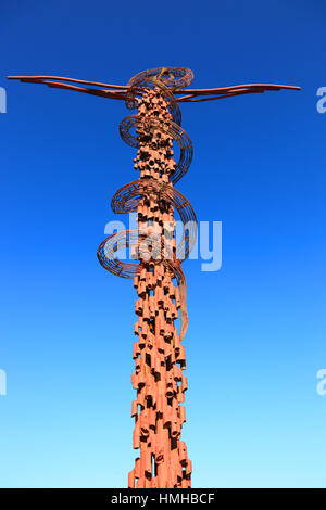 Brazen Serpent Statue, Mount Nebo, Jordan Stock Photo - Alamy