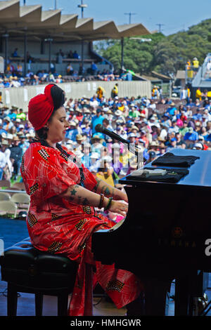 DAVINA AND THE VAGABONDS perform on the Jimmy Lyons Stage - 59th ...