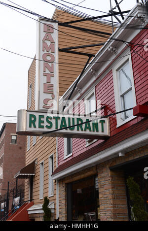Bamonte's Restaurant, Street Scene, Williamsburg, Brooklyn, New York ...