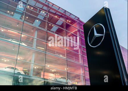 Mercedes Benz Branch Munich - Bavaria, Germany Stock Photo: 133177227 ...