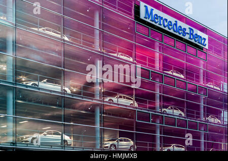 Mercedes Benz Branch Munich - Bavaria, Germany Stock Photo - Alamy