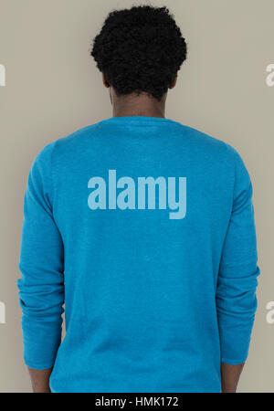 African Descent Back Facing Concept Stock Photo - Alamy