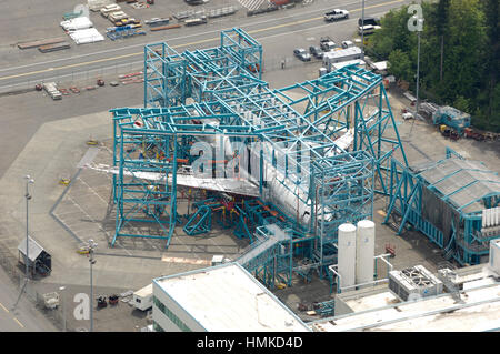 Boeing 787-8 Dreamliner fatique-test rig Stock Photo - Alamy