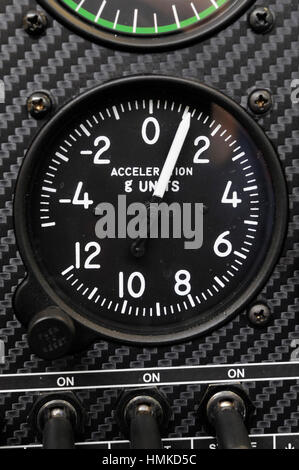 prototype Extra EA-330LT cockpit panel instruments Stock Photo - Alamy