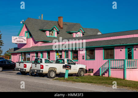 Pink Cadillac Diner, Natural Bridge, Virginia, October 26, 2016 Stock ...