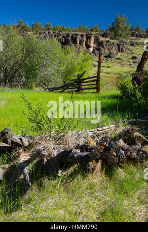 Ranch corral, Riddle Brothers Ranch National Historic District, Donner ...