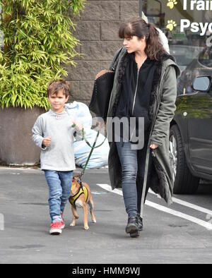 Selma Blair and her son Arthur adopted a new dog in Studio City ...