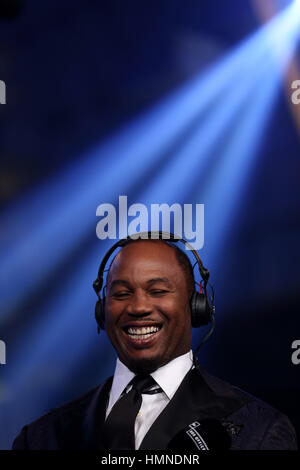 Former boxer Lennox Lewis at Olympia London Stock Photo - Alamy