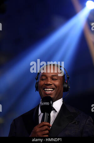 Former boxer Lennox Lewis at Olympia London Stock Photo - Alamy
