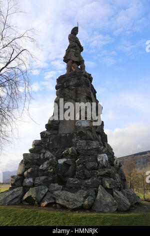 The Black Watch Monument, Aberfeldy, Scotland Stock Photo - Alamy