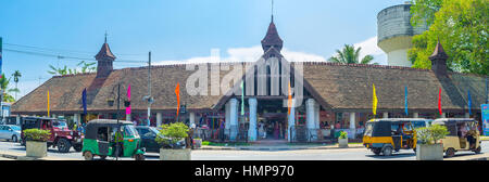 MATARA, SRI LANKA - DECEMBER 3, 2016: The fair at historic building of ...