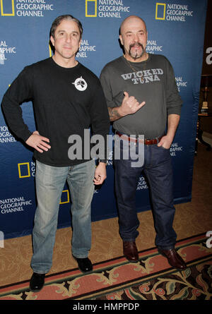 Dave Carraro, left, and Dave Marciano of "Wicked Tuna" arrive for the ...