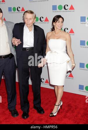 Sumner Redstone and girlfriend Sydney Holland attend the Museum of ...