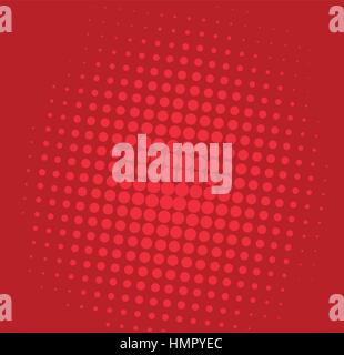 Retro Comic Polka Pop Art Style Blank Layout Template With Four Colors ...