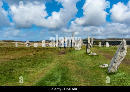 Standing Stones of Callanish on the Isle of Lewis. Summer solstice ...