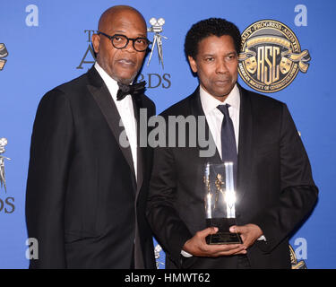 Samuel L. Jackson and Denzel Washington attends the 31st Annual ASC ...