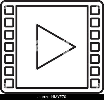 media player symbol isolated iconvector illustration design Stock ...