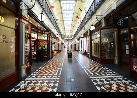 Adelaide, Australia. The Adelaide Arcade on Rundle Mall, Central ...