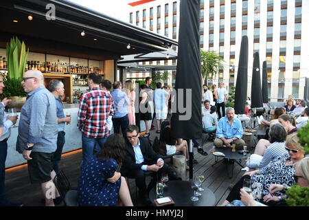 The trendy 2kw rooftop bar in Adelaide, Australia Stock Photo - Alamy
