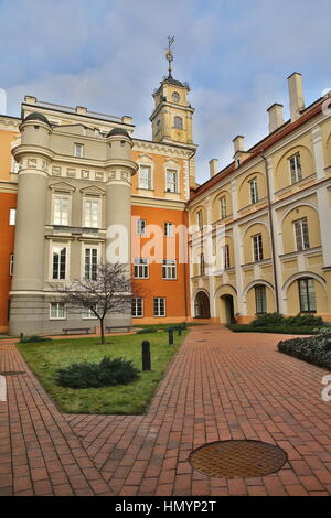 VILNIUS, LITHUANIA - DECEMBER 29, 2016: Vilnius University - the ...