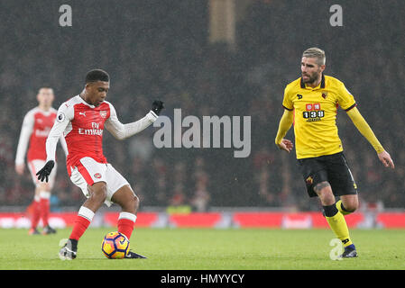 Alex Iwobi during the Premier League match between Chelsea and Everton ...