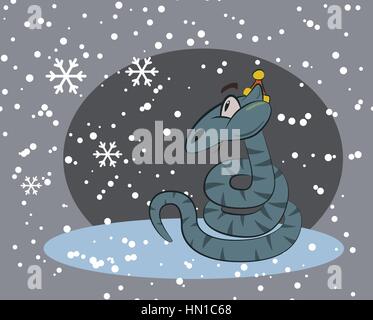 cartoon surprised snake Stock Vector Image & Art - Alamy