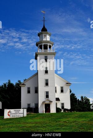 Townsend, Massachusetts - July 11, 2013: Steeple of 1770 Townsend ...