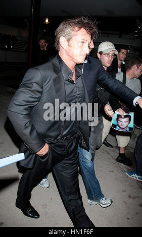 Sean Penn walks the dock in Cannes, France on May 17, 2011. Photo by ...