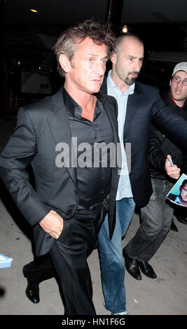 Sean Penn walks the dock in Cannes, France on May 17, 2011. Photo by ...