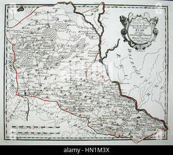 Map of Poland in 1791 by Reilly 043 1 Stock Photo - Alamy