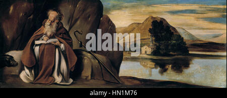 Maino San Antonio Abad. Museo del Prado Stock Photo - Alamy