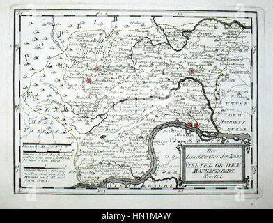 Map of Austria in 1791-1792 by Reilly 121 Stock Photo - Alamy