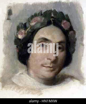 Louise Bertin by Victor Mottez Stock Photo - Alamy