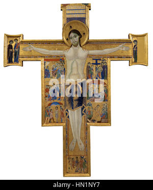 This artwork by Maestro della Croce, titled 'Madonna di Rosano ...