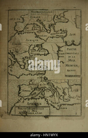 Map of the Mediterranean region, Description de L'Universe (Alain ...