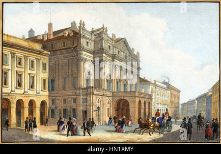 Milan, Teatro alla Scala Stock Photo - Alamy