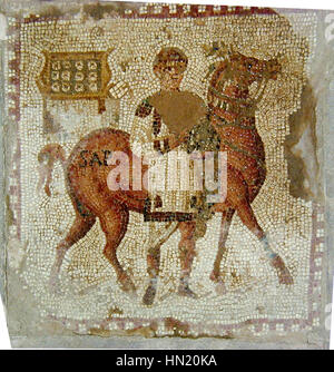The 'Mosaïque des Chevaux de Carthage' is a mosaic depicting horses ...
