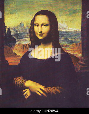 Leonardo da Vinci's famous painting 'The Last Supper,' depicting the ...
