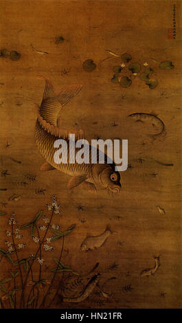 Miao Fu-Fish and Aquatic Grass Stock Photo - Alamy