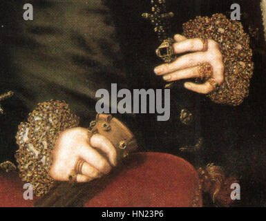 Mary Nevill and Gregory Fiennes Baron Dacre Stock Photo - Alamy