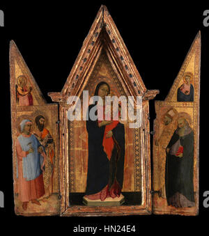 Naddo Ceccarelli's 'The Virgin and Child' is a religious painting ...