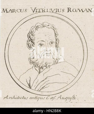 Marcus Vitruvius Roman. portrait Stock Photo - Alamy