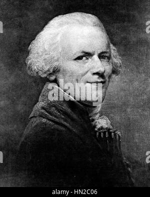 The execution of Maximilien Robespierre, a key figure in the French ...