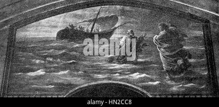 Misu Popp - Isus mergand pe mare Stock Photo - Alamy