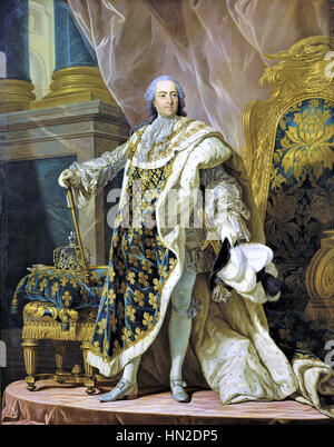 Portrait in the style of Louis XV, final state. Clément, Albert (Paryż ...