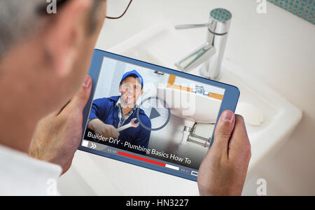 Fast forward sign on digitally generated blank screen against cropped ...